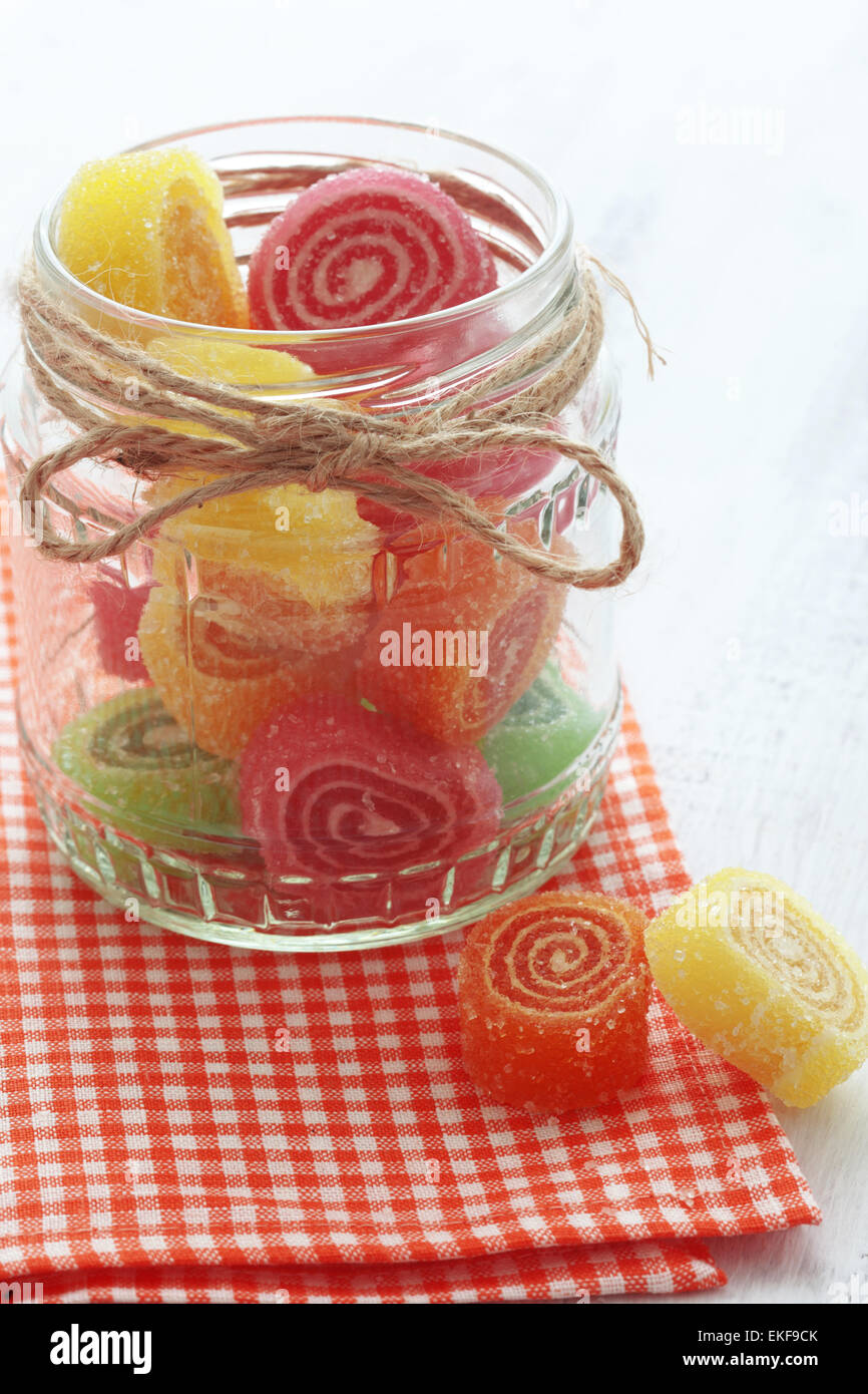 Unhealthy yellow red green candies hi-res stock photography and images ...