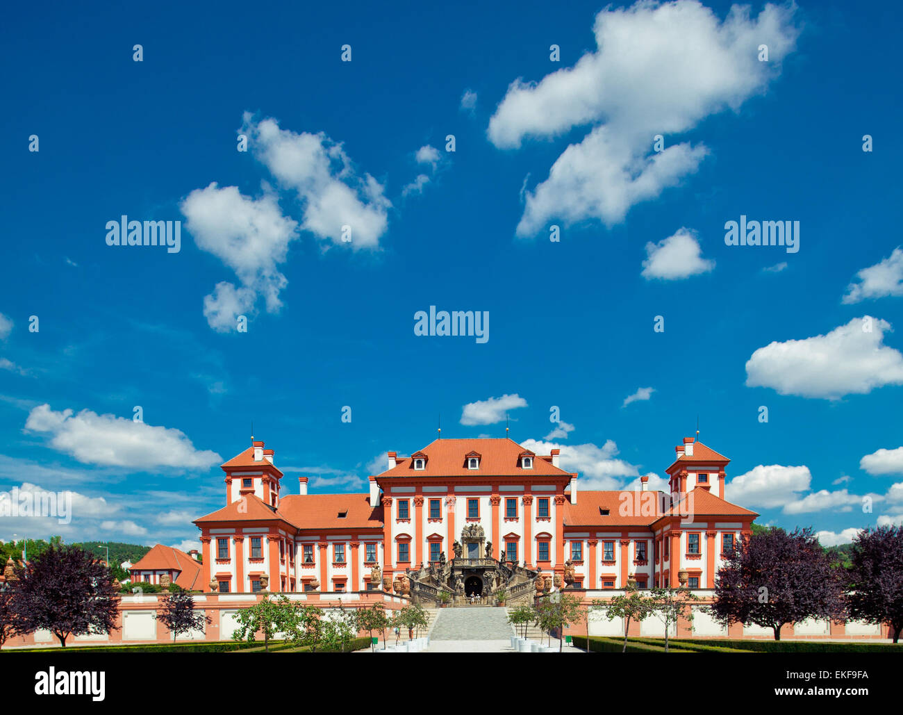 Troja castle sculpture architecture hi-res stock photography and images ...