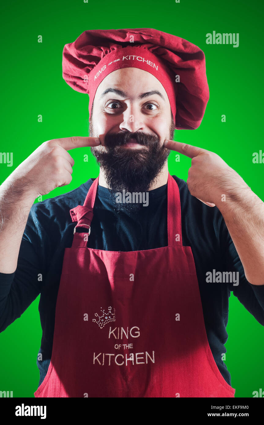 Funny happy fat bearded hi-res stock photography and images - Alamy