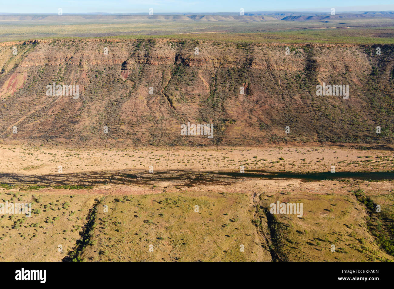 Aerial view of El Questro Wilderness Park, Kimberley Region, Western ...