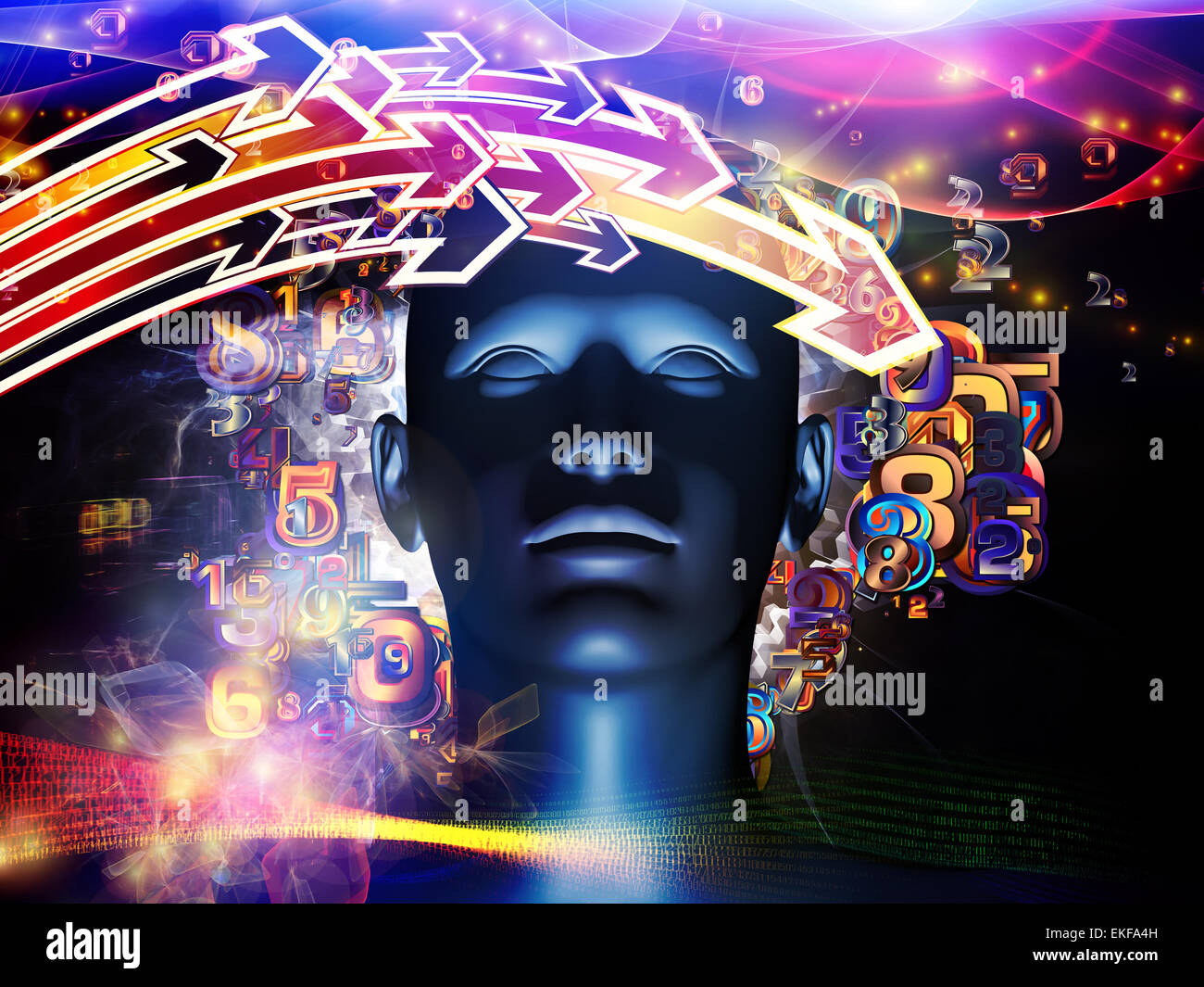 Evolving Digital Science Stock Photo - Alamy