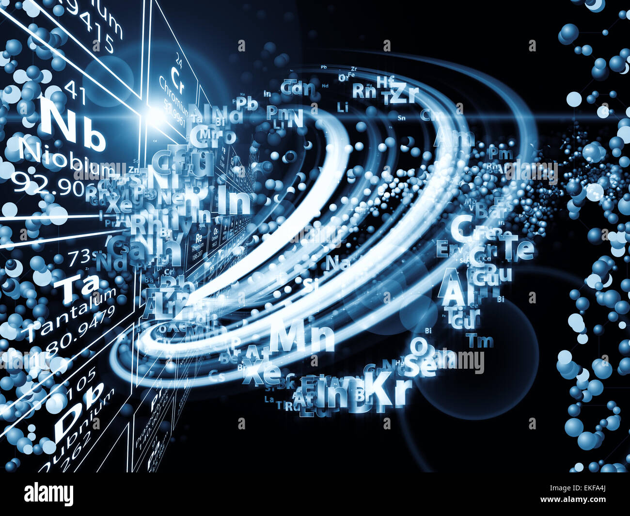 Chemical Elements Composition Stock Photo - Alamy