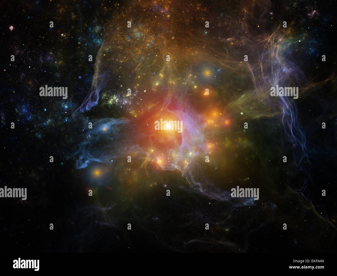 Colorful cosmos hi-res stock photography and images - Alamy