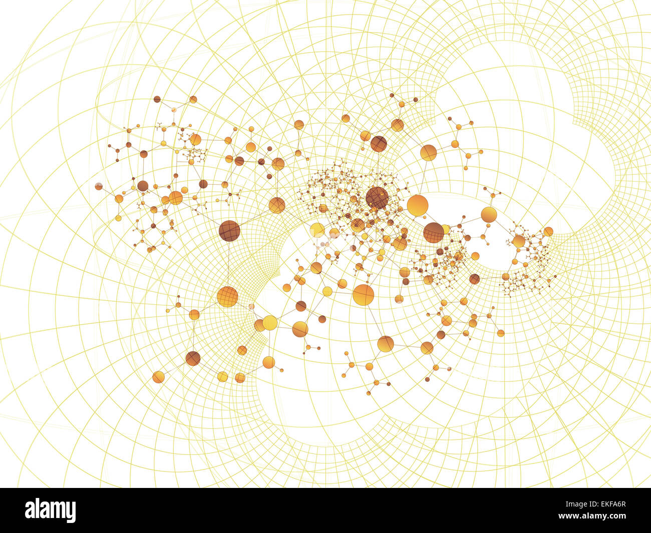 Orange grid light pattern hi-res stock photography and images - Alamy