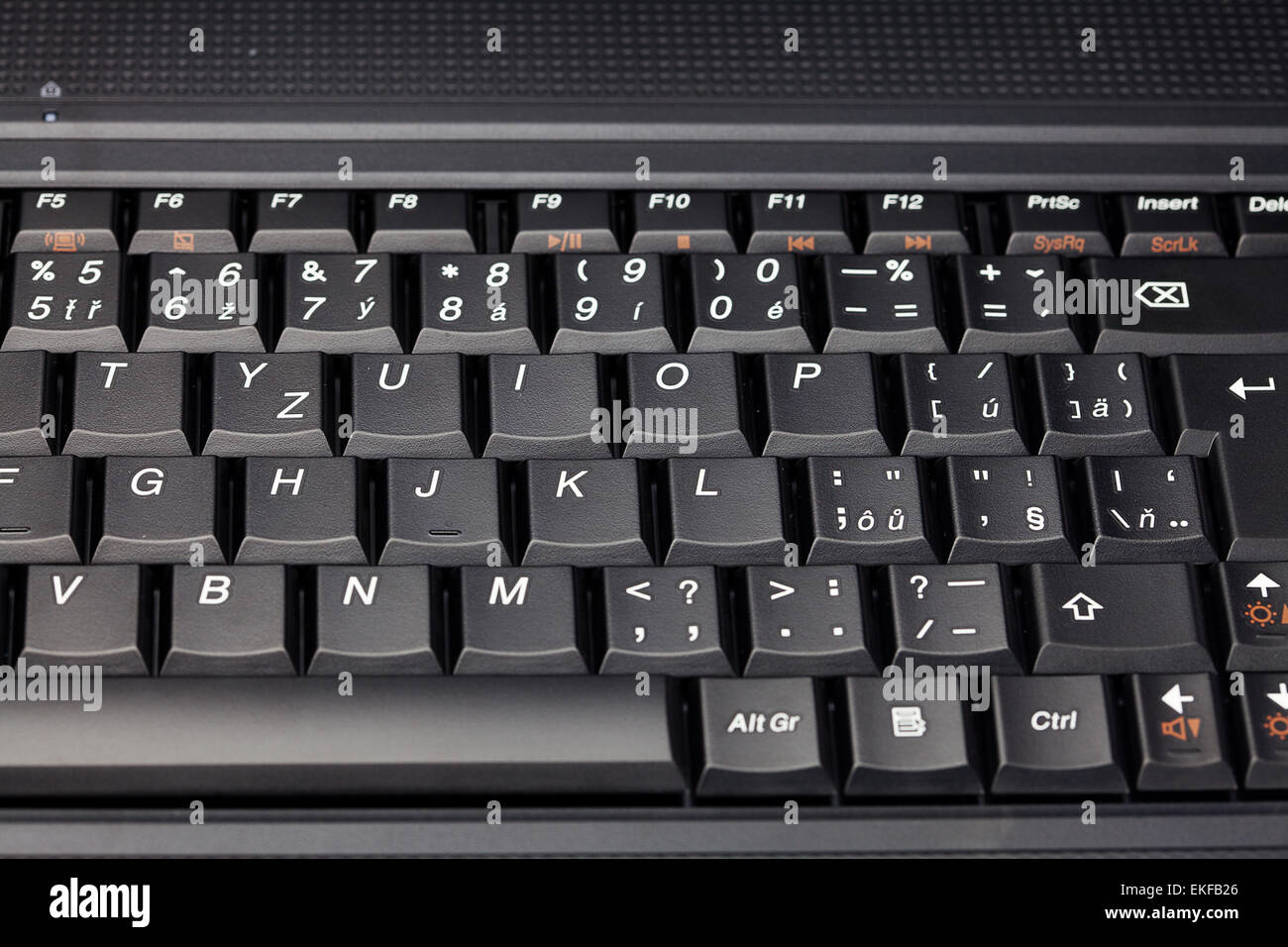laptop keyboard close-up Stock Photo - Alamy