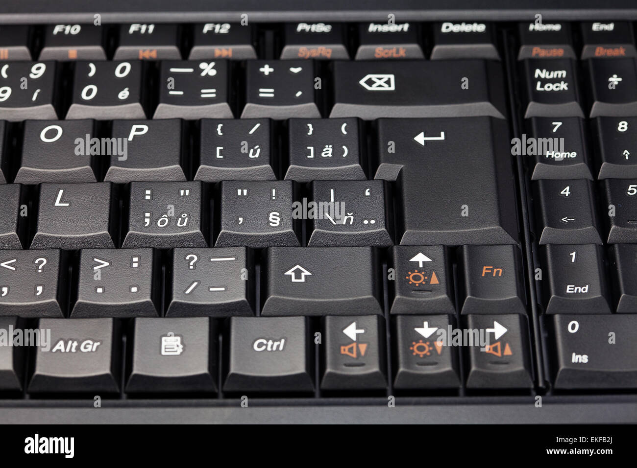 laptop keyboard close-up Stock Photo - Alamy