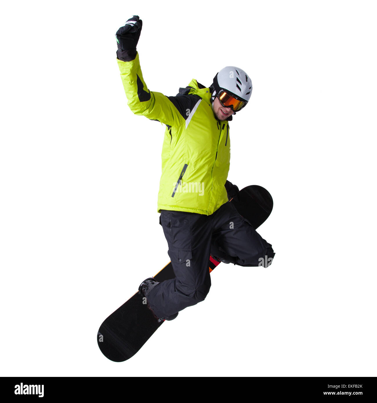 Snowboarder jumping over sun hi-res stock photography and images - Alamy