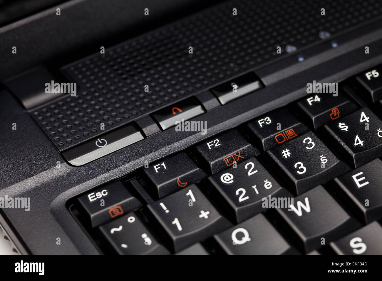 laptop keyboard close-up Stock Photo - Alamy