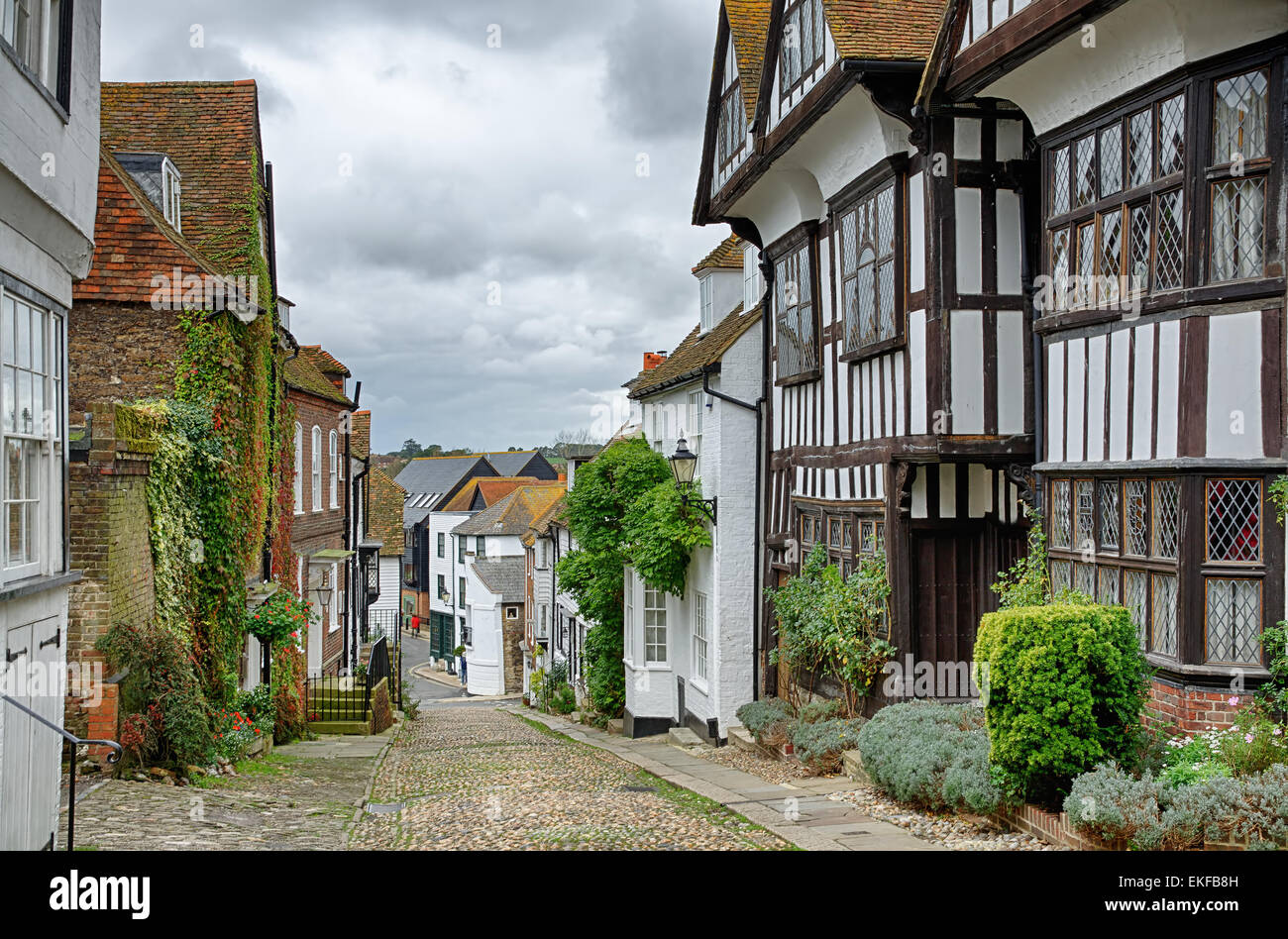 Mermaid Street, in the English town of Rye Stock Photo - Alamy