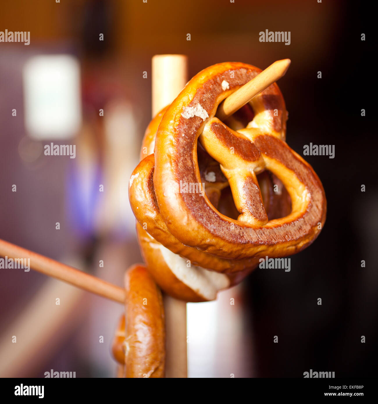 pretzel hanging on a branch Stock Photo - Alamy
