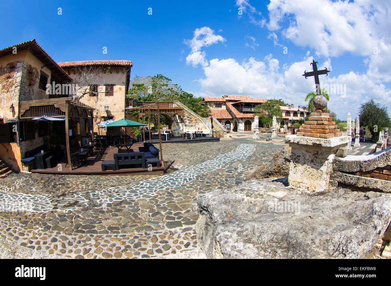 Altos de Chavon Stock Photo - Alamy