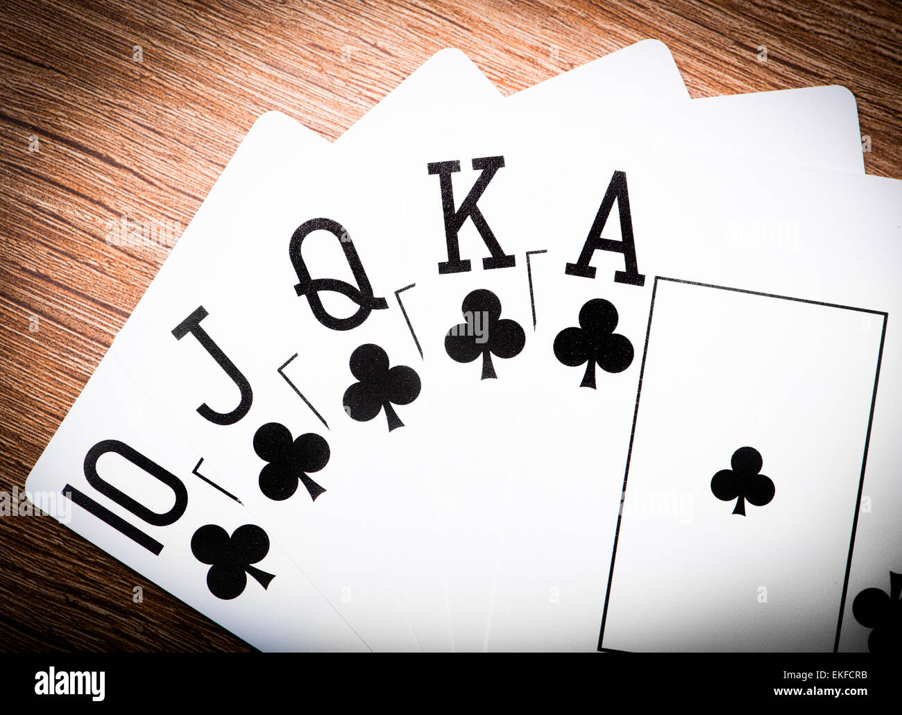 cards with royal flash Stock Photo - Alamy