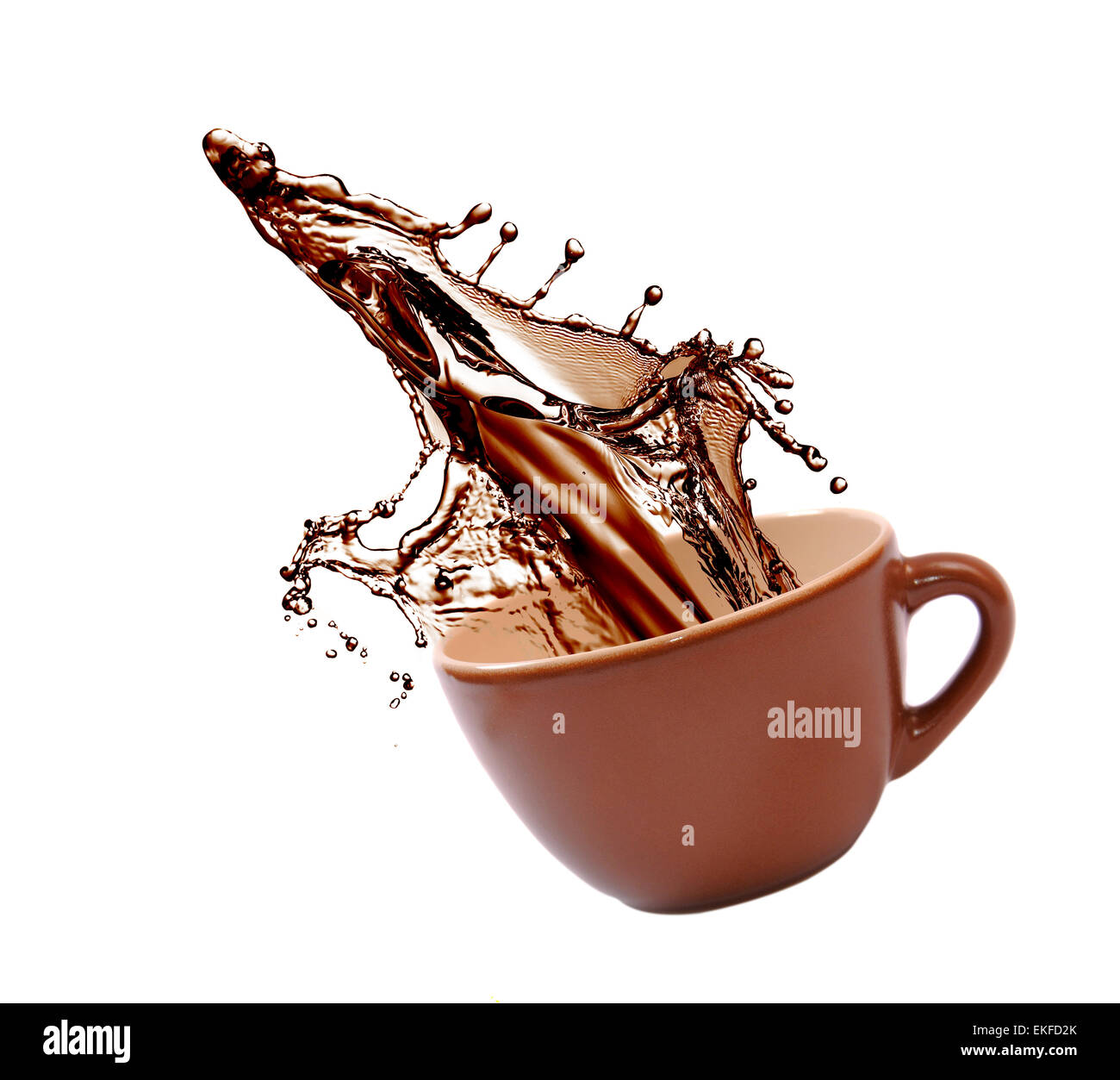 Coffee splash hi-res stock photography and images - Alamy