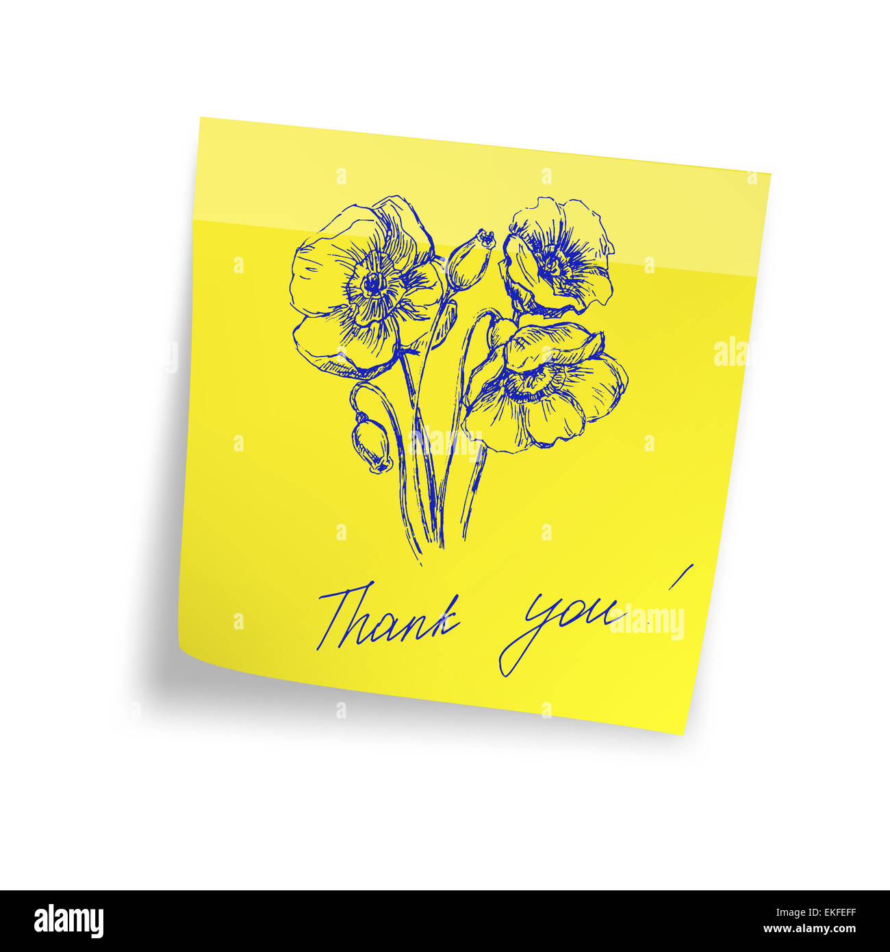 Thank sticker Cut Out Stock Images & Pictures - Alamy