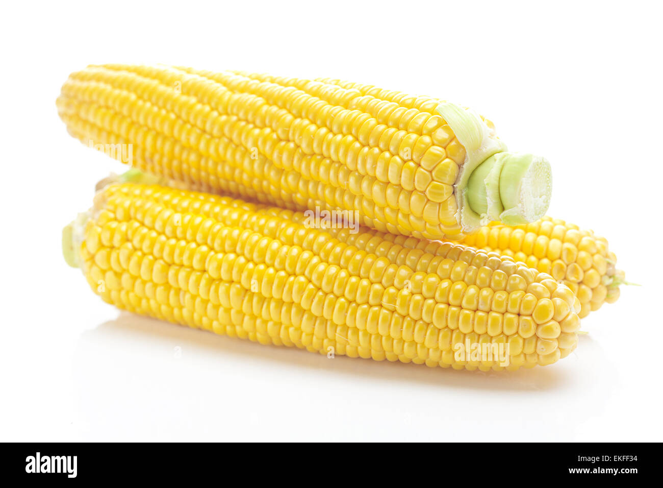 Yellow sweet corn kernels Cut Out Stock Images & Pictures - Alamy