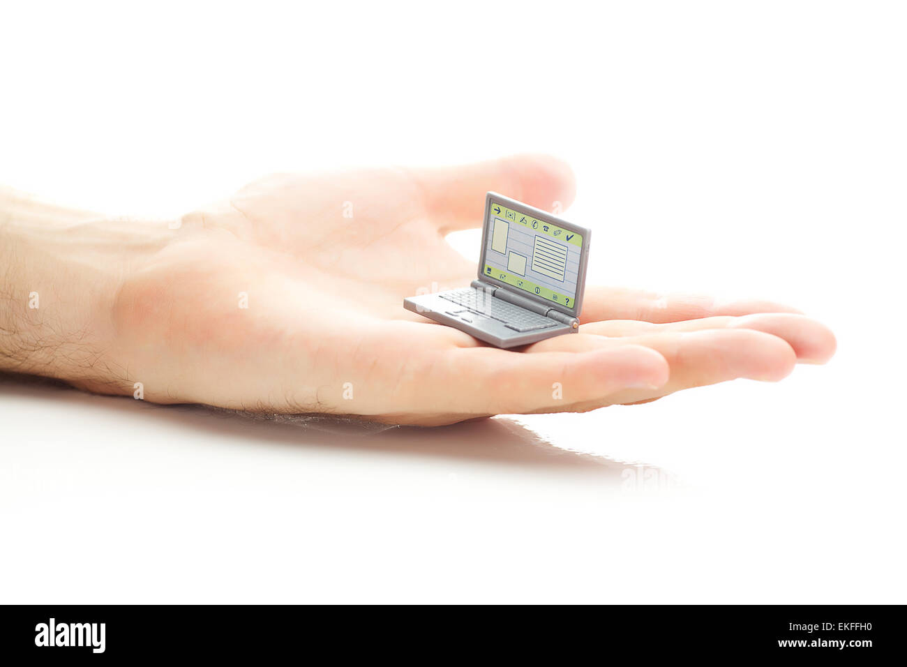 Hand isolated on white hi-res stock photography and images - Alamy