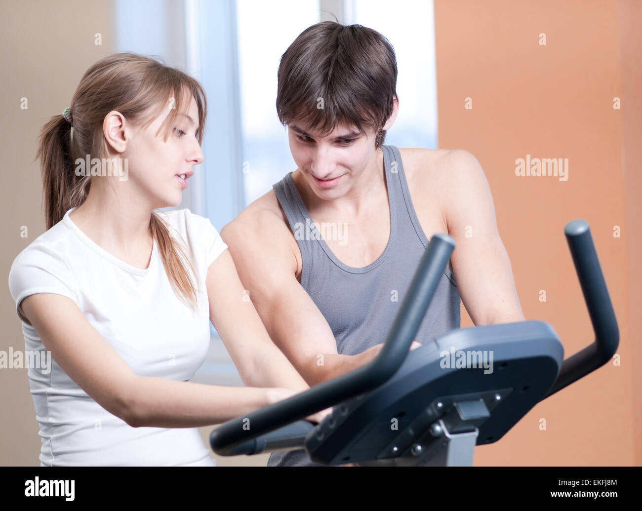 Assisted running hi-res stock photography and images - Alamy