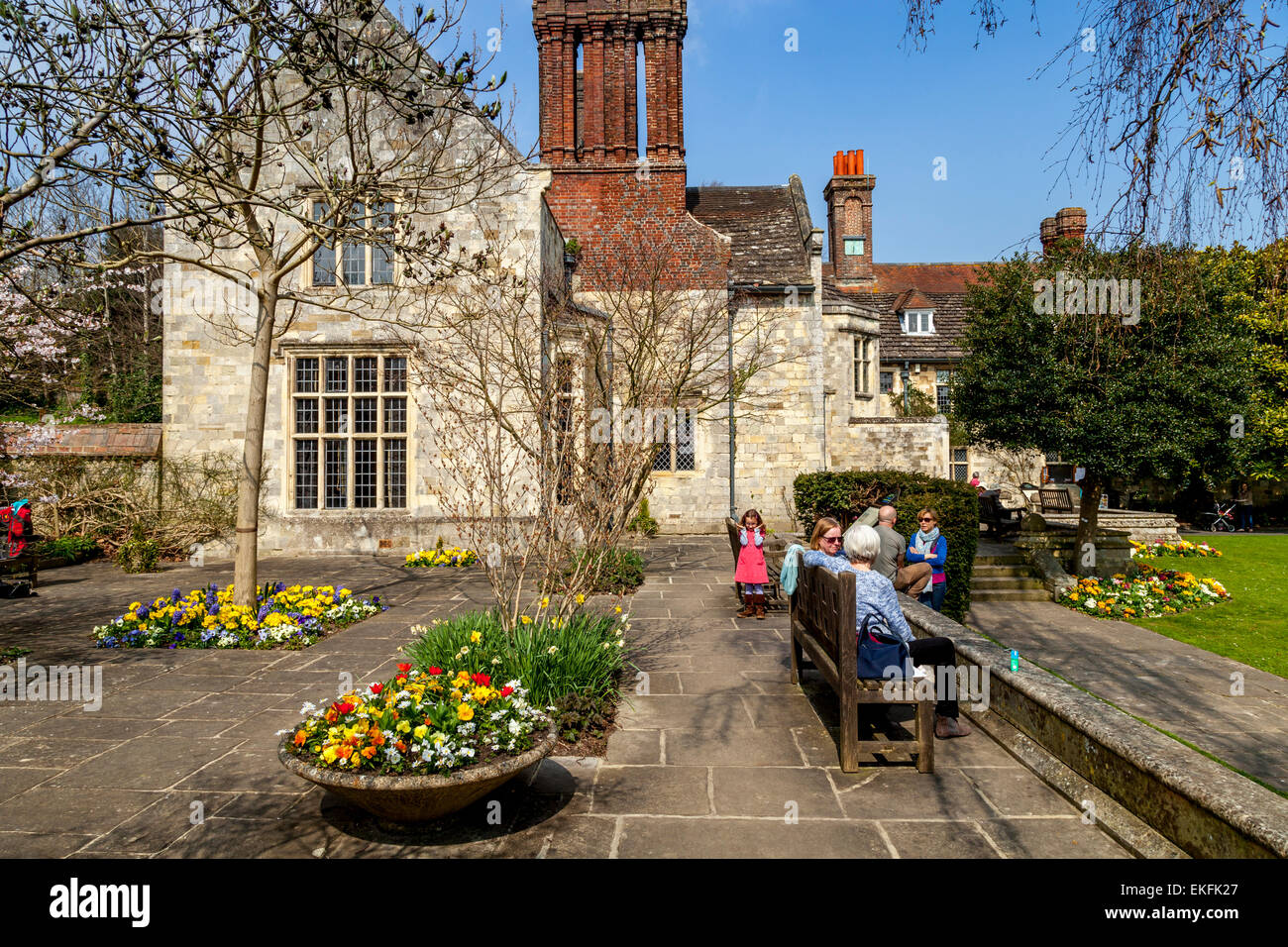 The Southover Grange Gardens, Lewes, East Sussex, Uk Stock Photo - Alamy