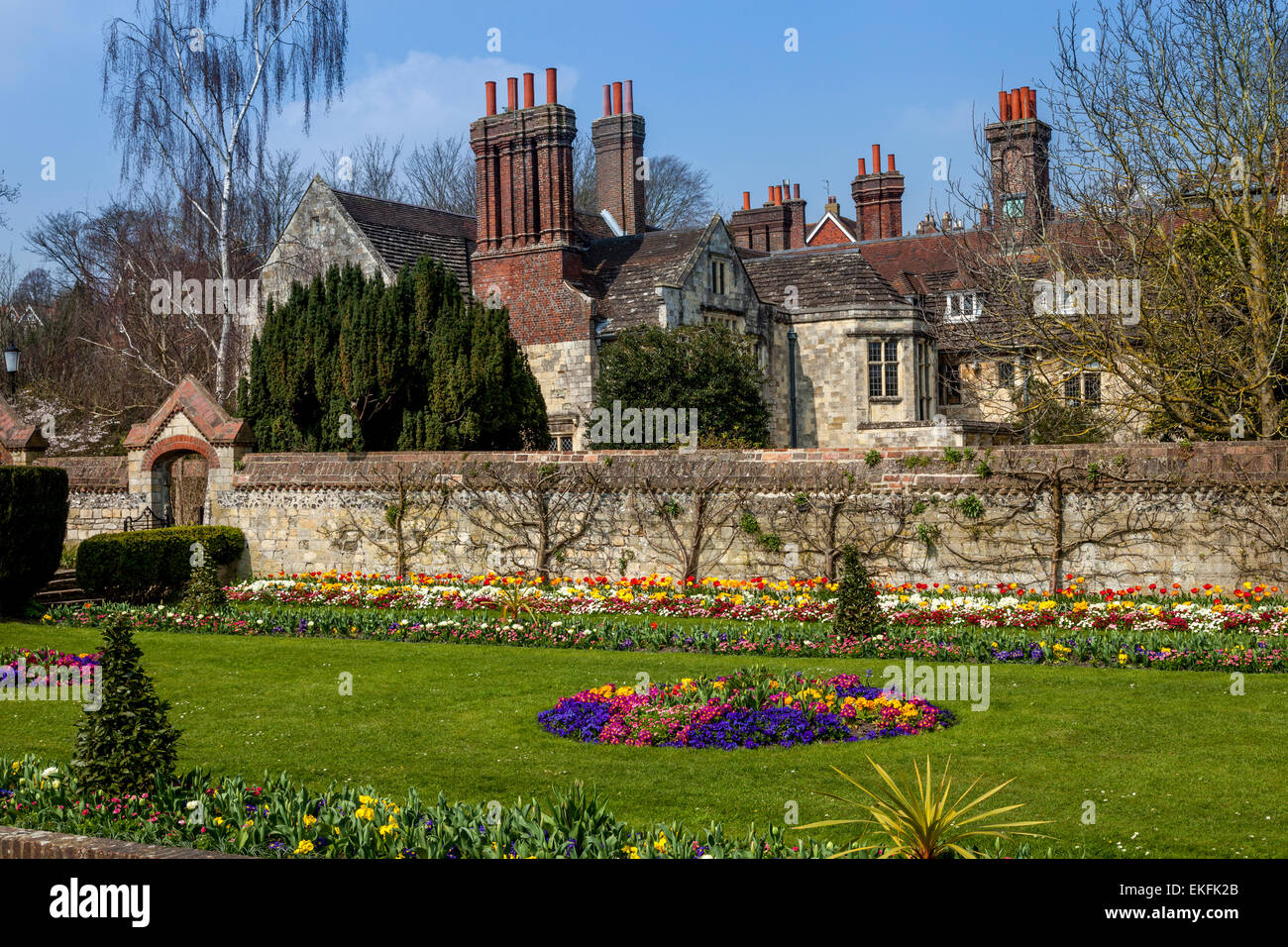 The Southover Grange Gardens, Lewes, East Sussex, Uk Stock Photo - Alamy