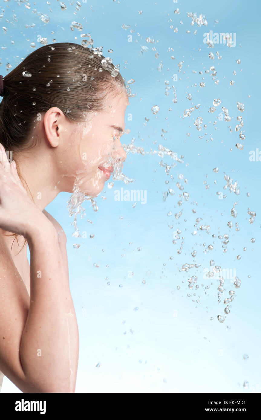 Close up portrait pleasant hi-res stock photography and images - Alamy