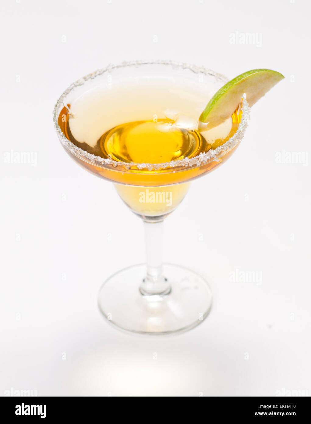 Yellow cocktail in glass Stock Photo - Alamy