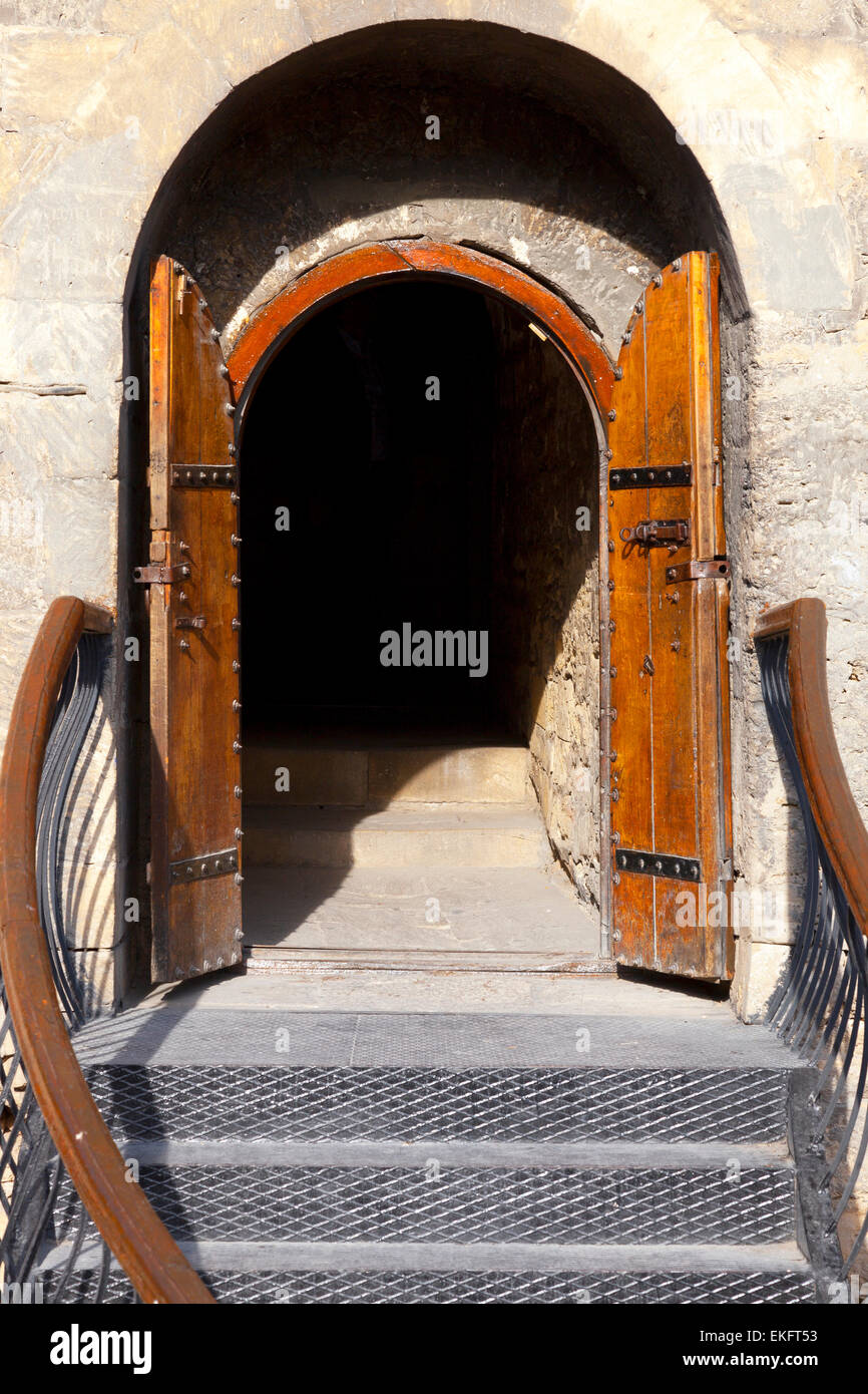 The Door Of Maiden Tower Stock Photo - Alamy