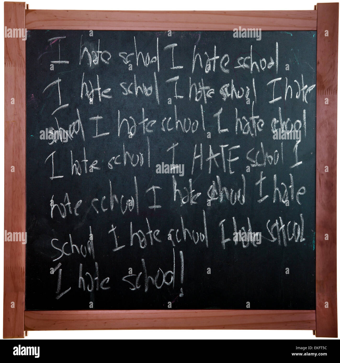 I hate school hi-res stock photography and images - Alamy