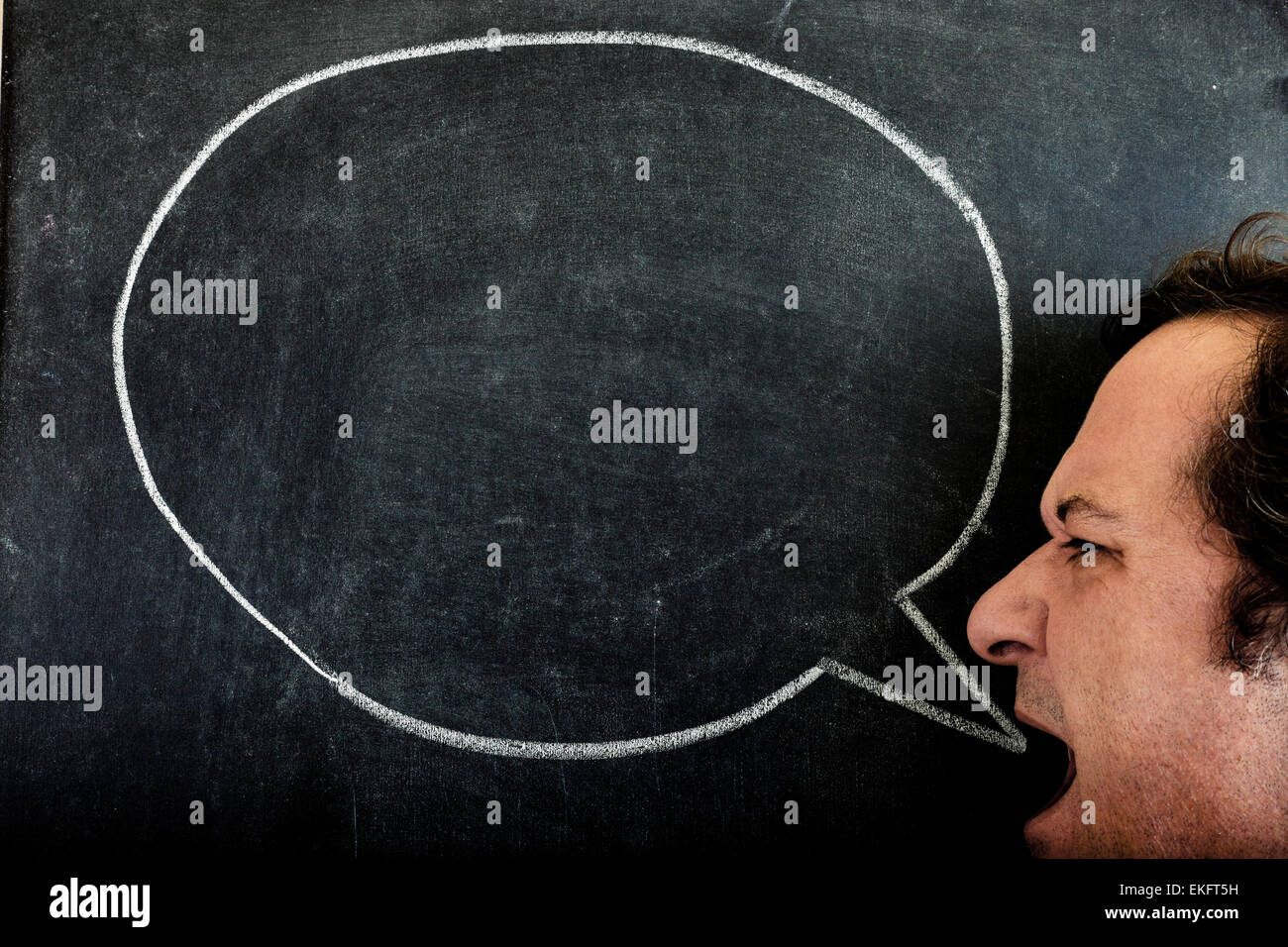 Shout Out Loud Stock Photo - Alamy