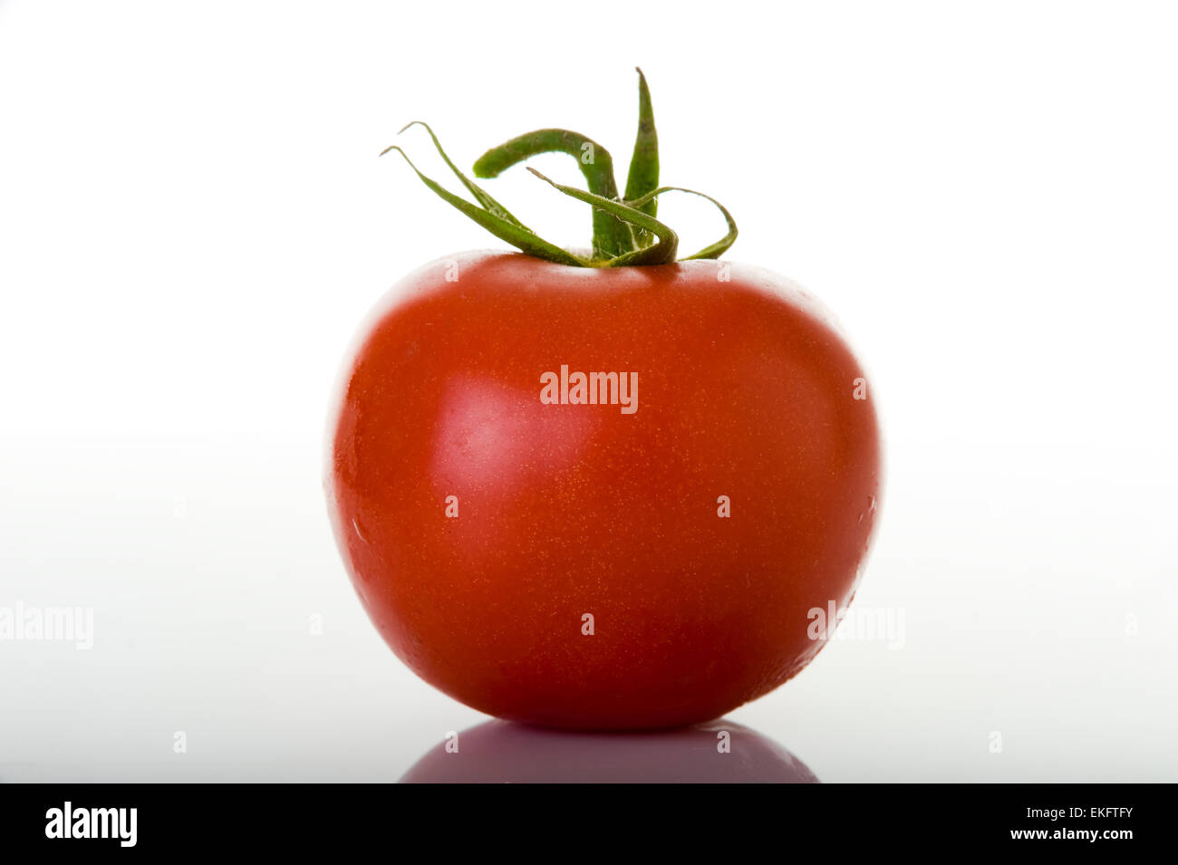 Ripe Red Tomato Stock Photo - Alamy