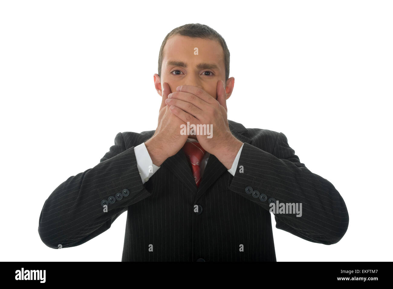 Speak No Evil Stock Photo - Alamy
