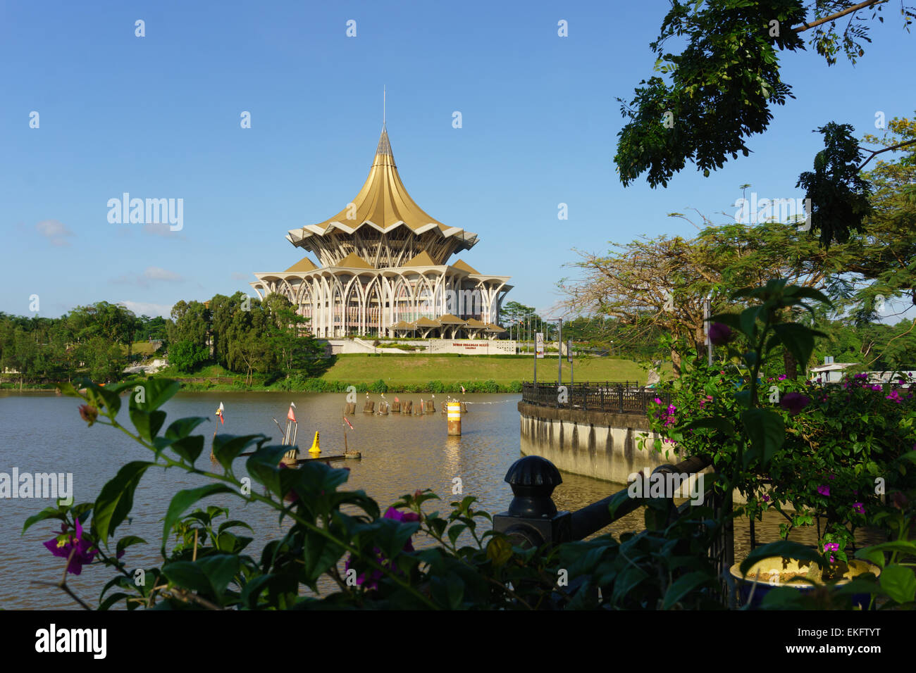 The Sarawak State Legislative Assembly Building located in Kuching ...