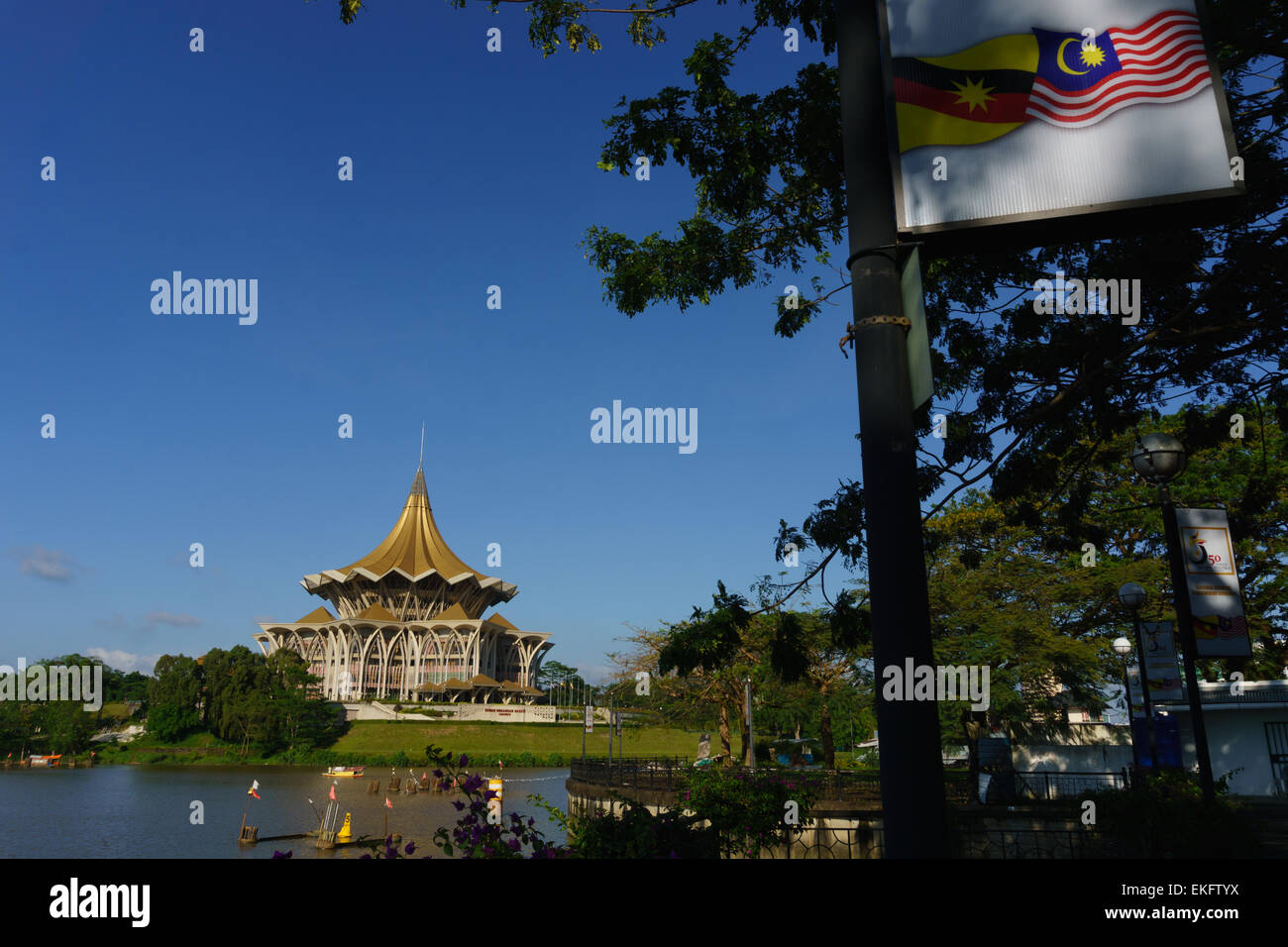 The Sarawak State Legislative Assembly Building located in Kuching ...