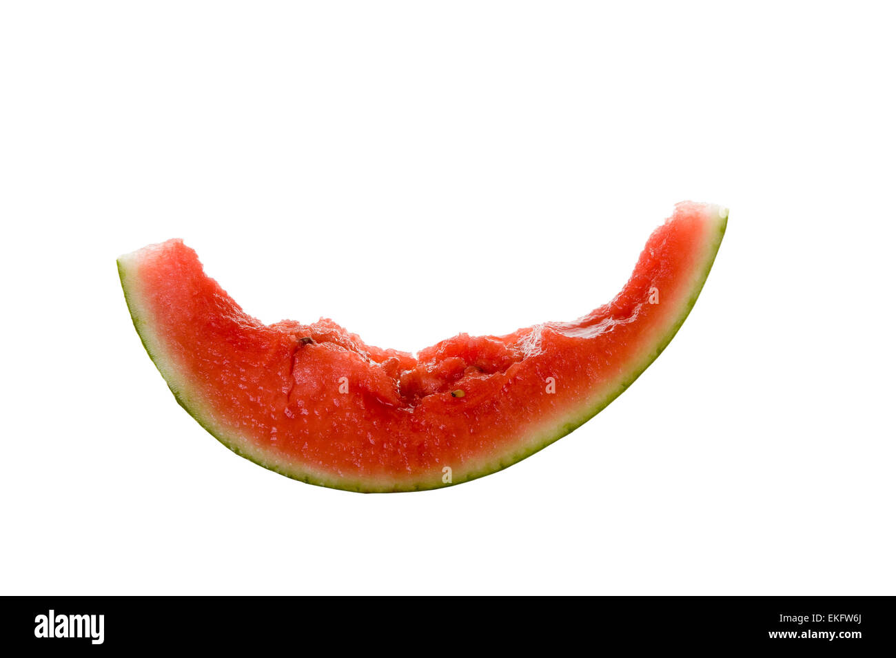 Fresh Bitten Watermelon Stock Photo - Alamy