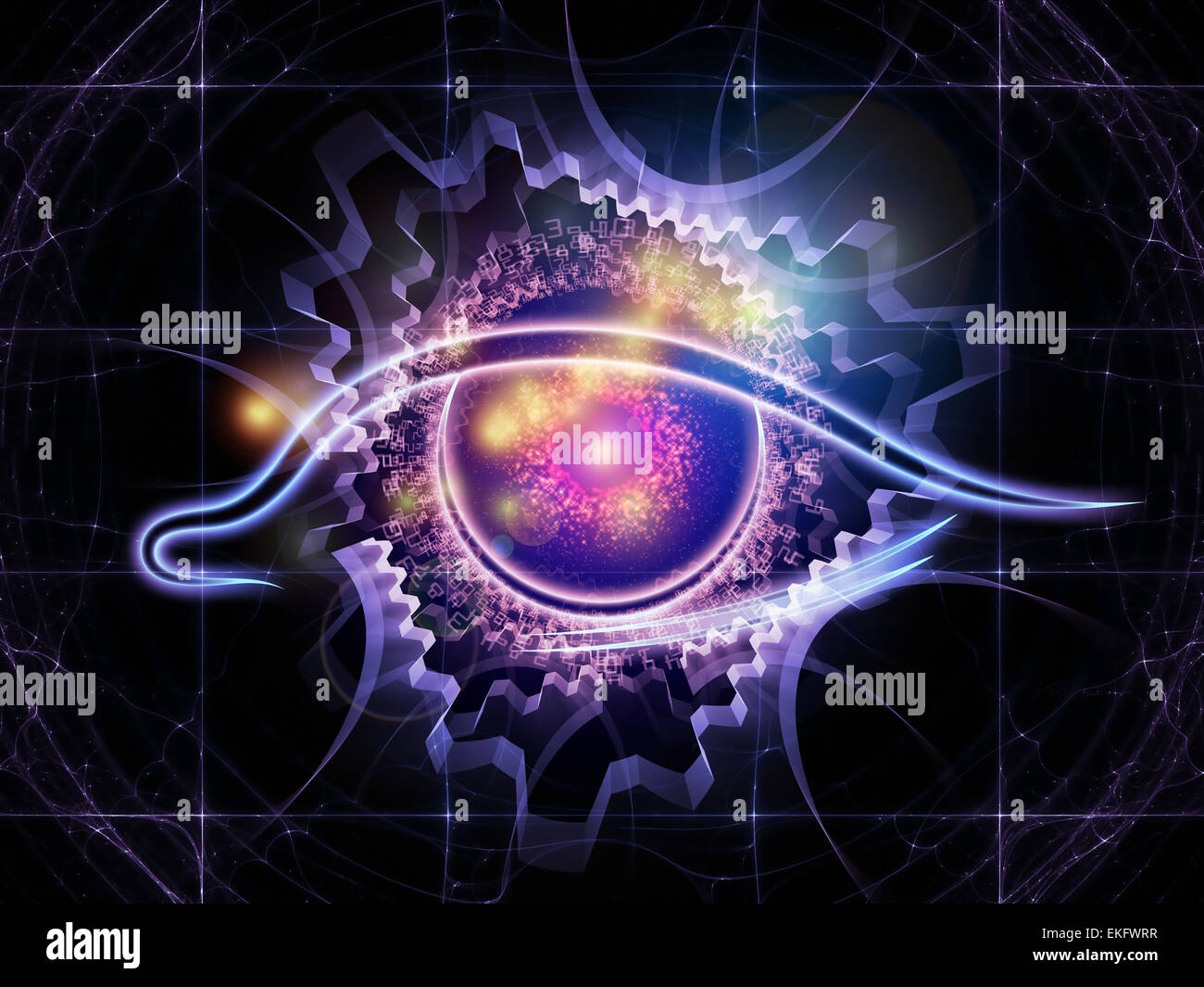 Eye of artificial intelligence Stock Photo - Alamy
