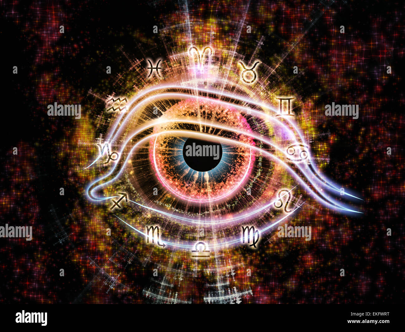 The Eye of Zodiac Stock Photo - Alamy