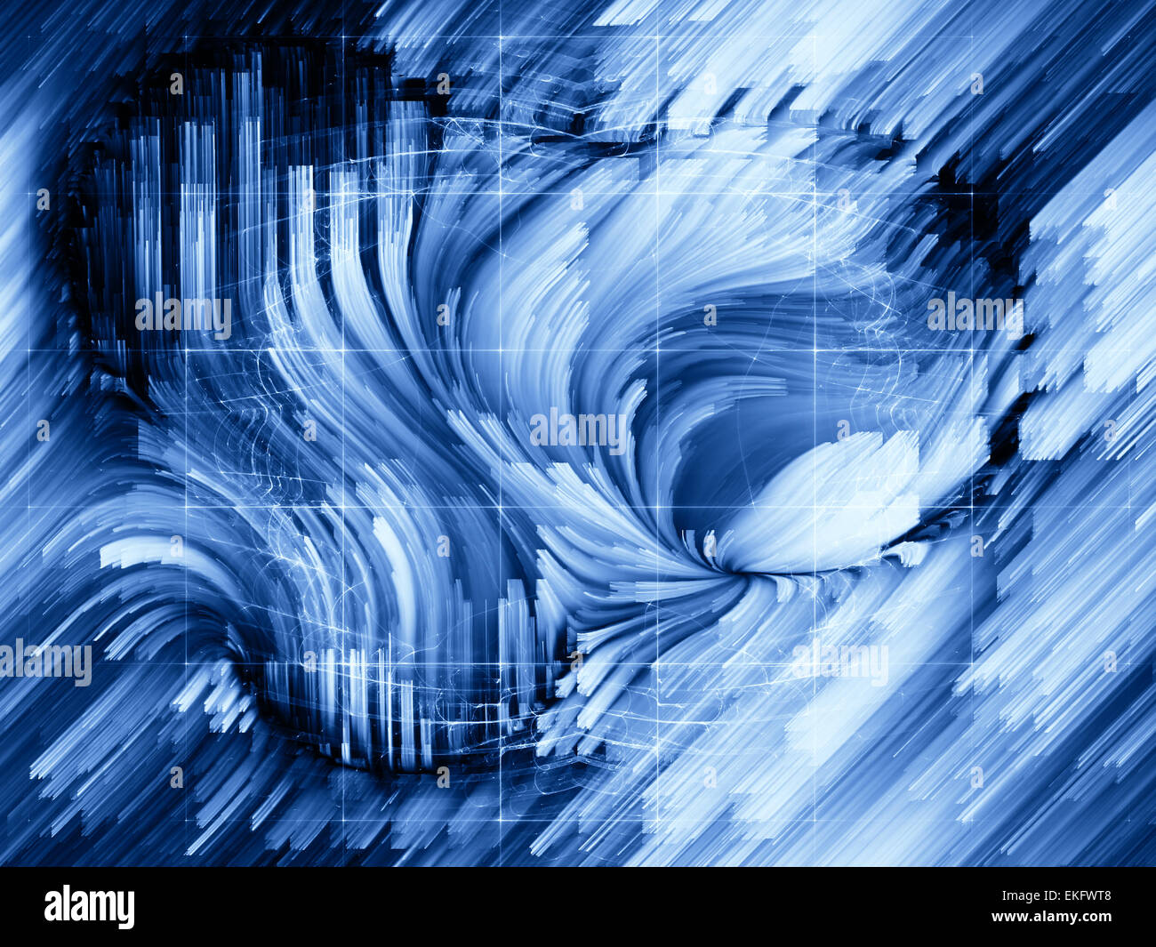Digital Dynamic Visualization Stock Photo - Alamy
