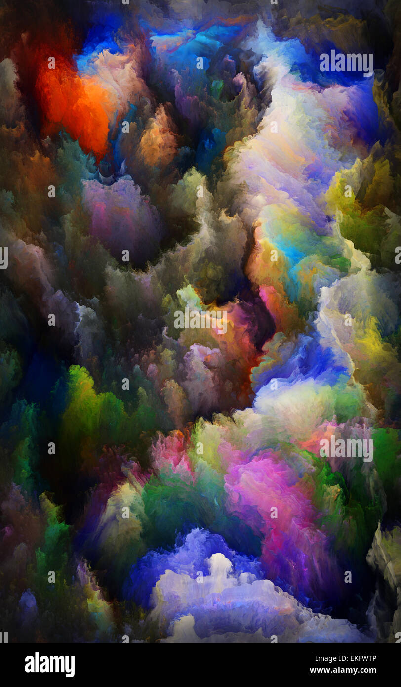 Digital Bloom Composition Stock Photo - Alamy