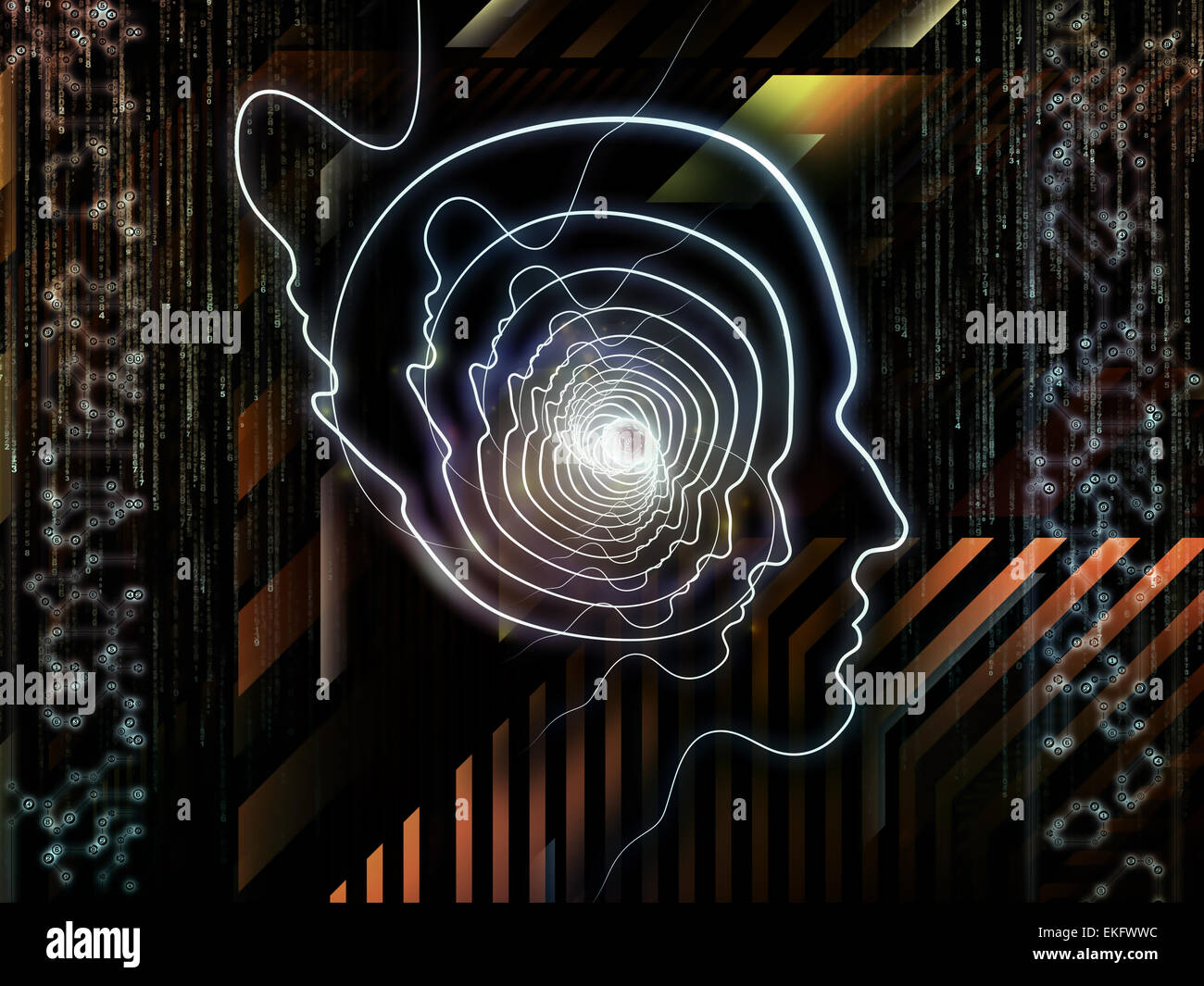 Vision of Human Technology Stock Photo - Alamy