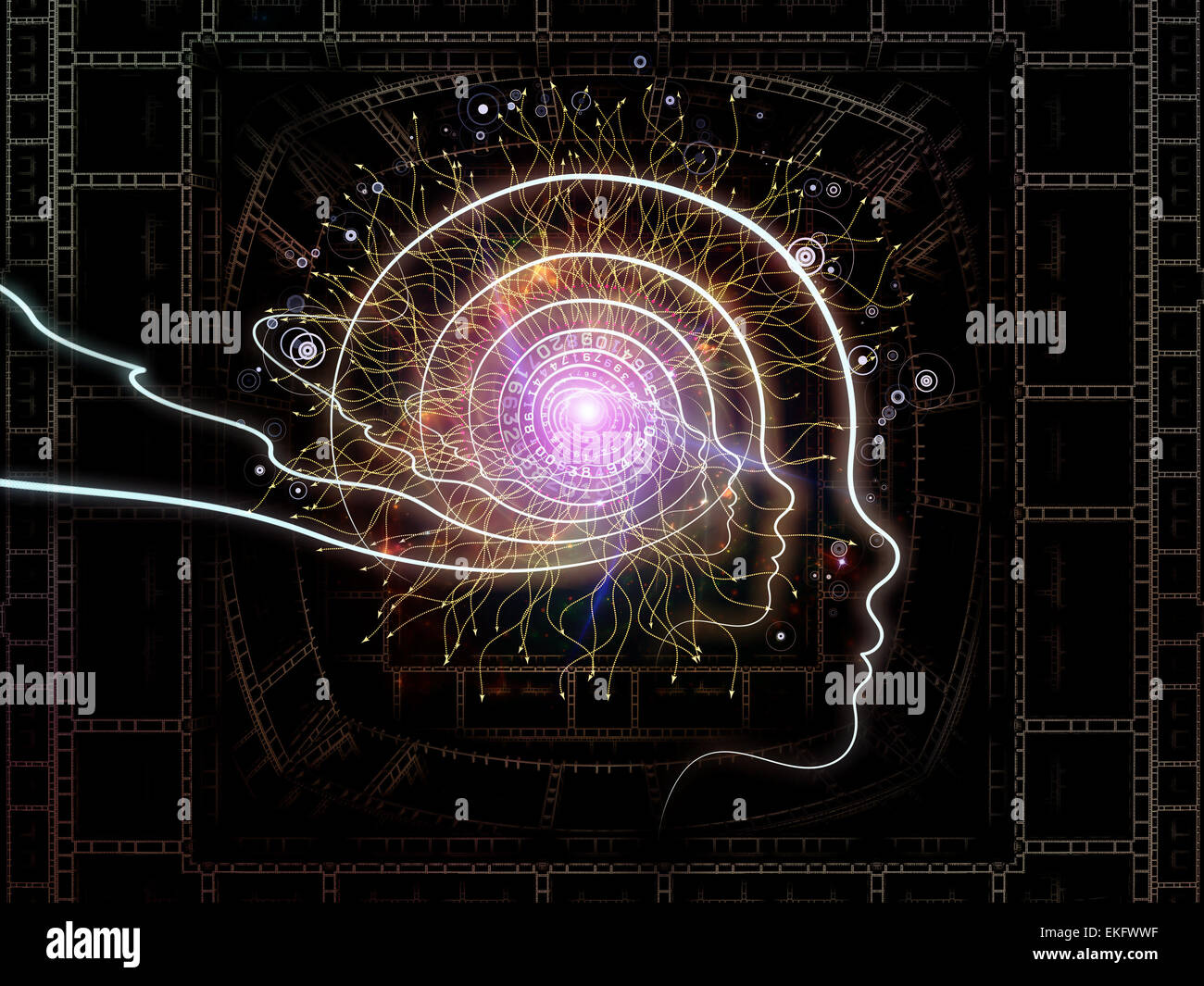 The Living Human Technology Stock Photo - Alamy