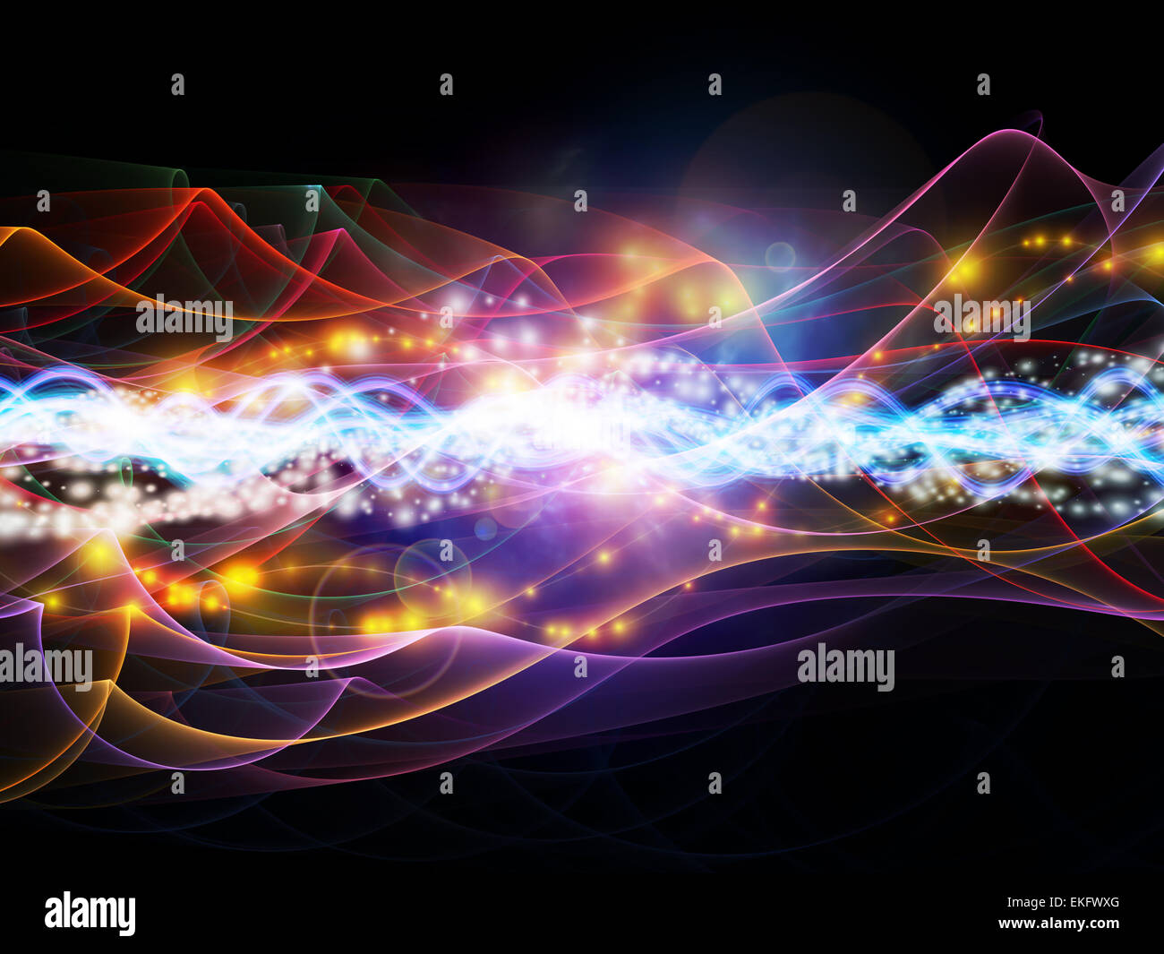 Layers of Dynamic Network Stock Photo - Alamy