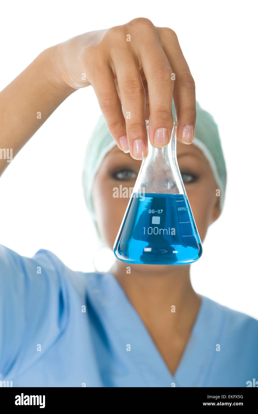 Checking the Results Stock Photo - Alamy