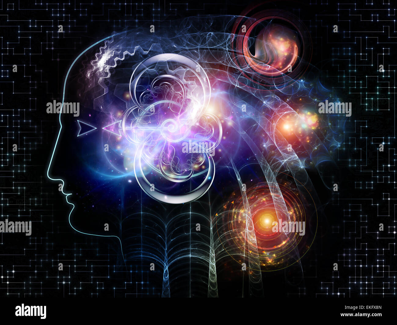Lights of Intelligence Stock Photo - Alamy