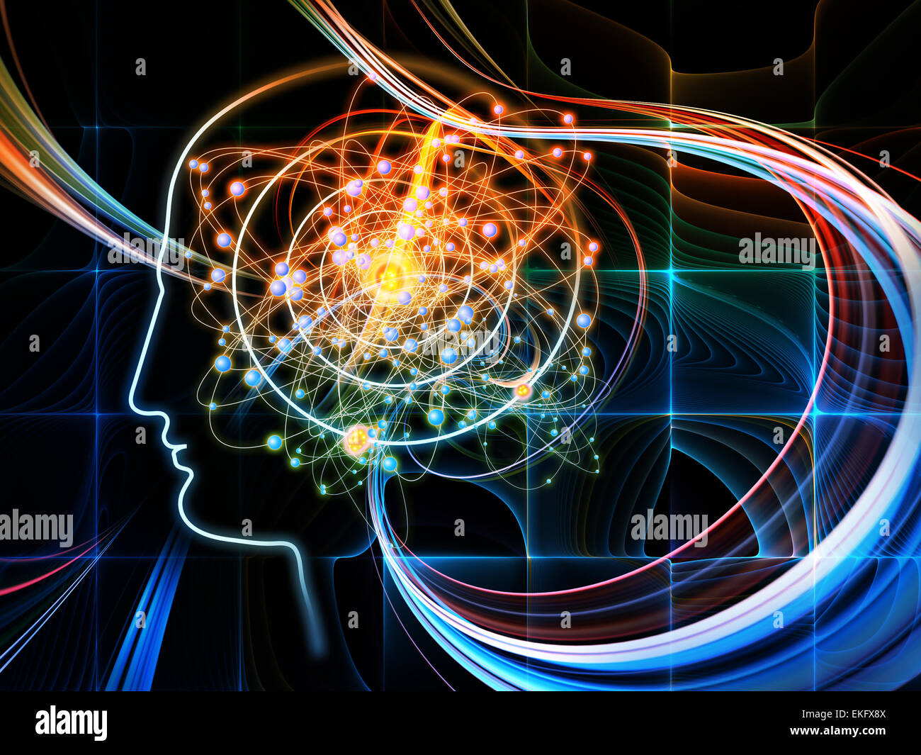Energy of Intelligence Stock Photo - Alamy