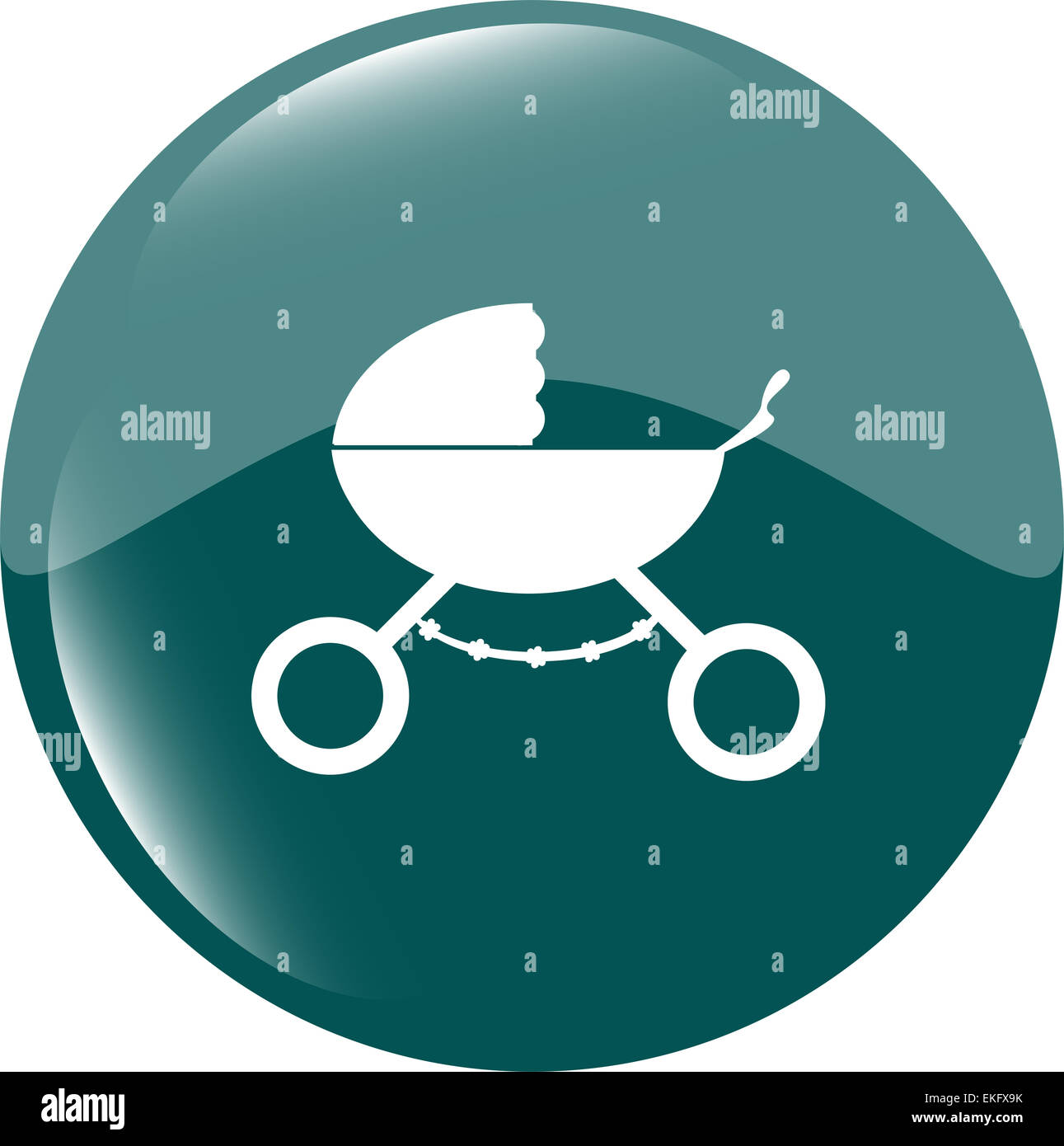 stroller icon in mode Stock Photo - Alamy