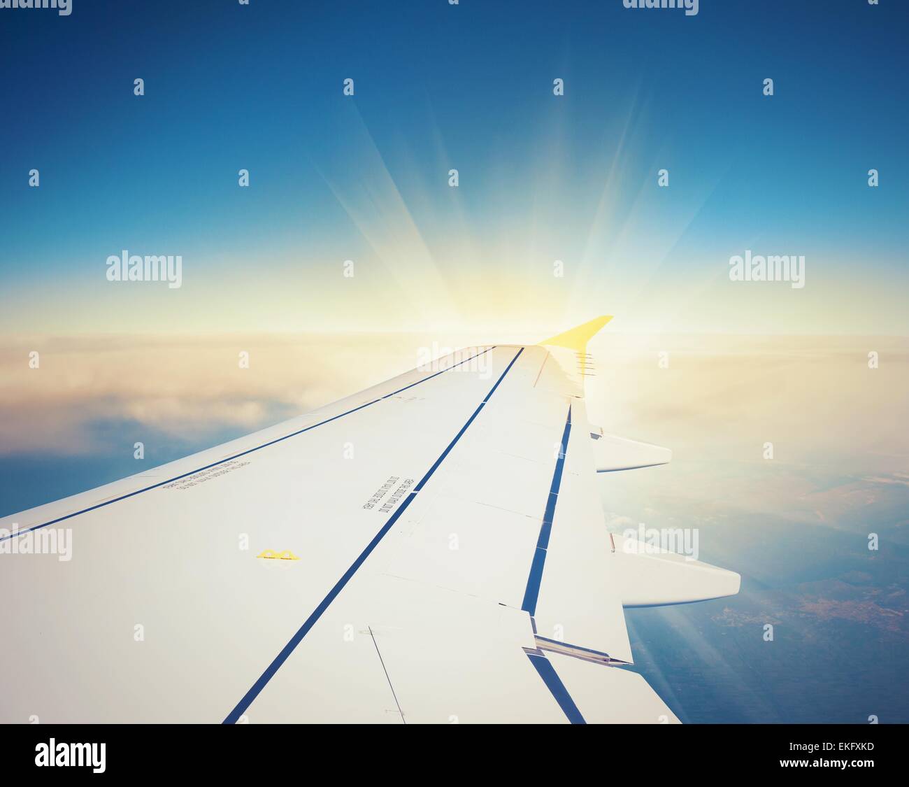 Airliner in flight Stock Photo - Alamy