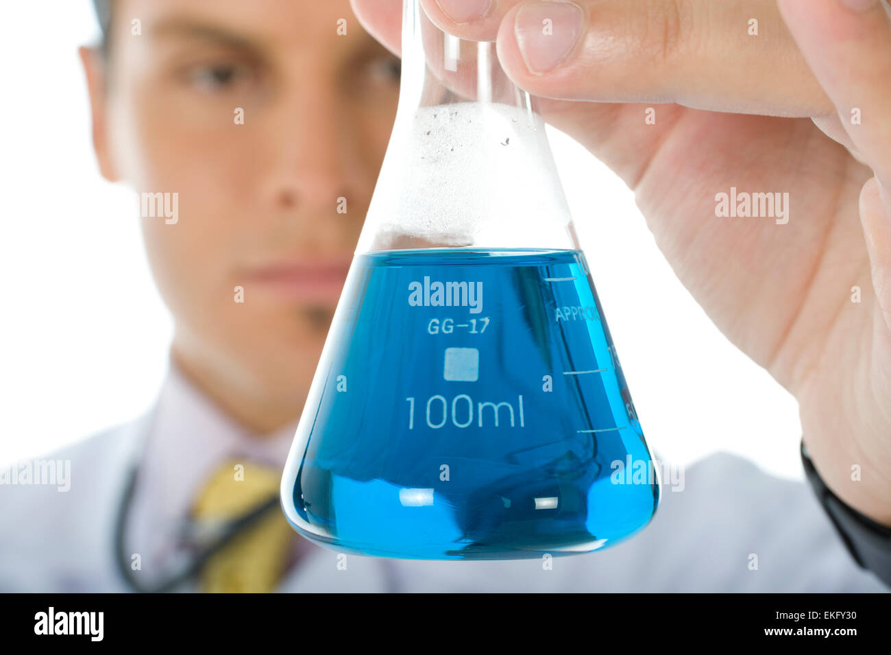 Doctor checking results hi-res stock photography and images - Alamy