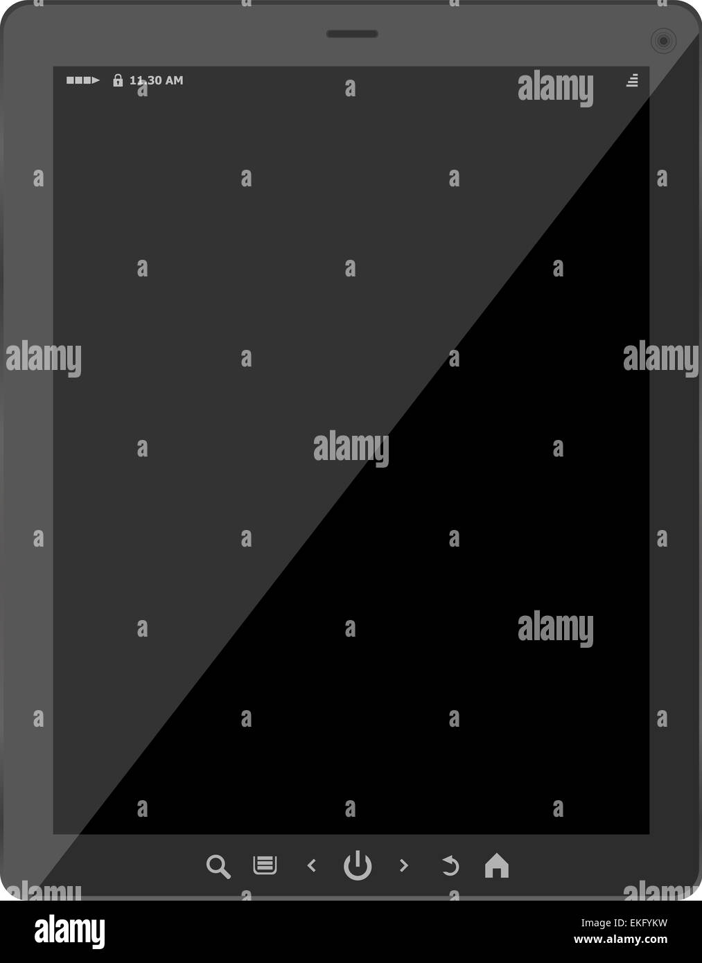 Tablet back view Black and White Stock Photos & Images - Alamy