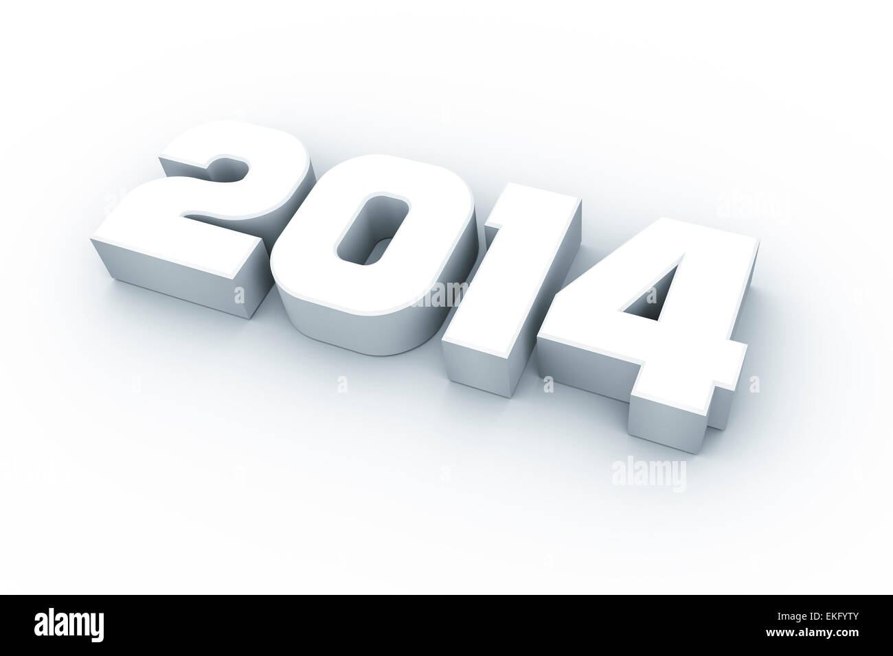 Number 2014 year 3d Cut Out Stock Images & Pictures - Alamy