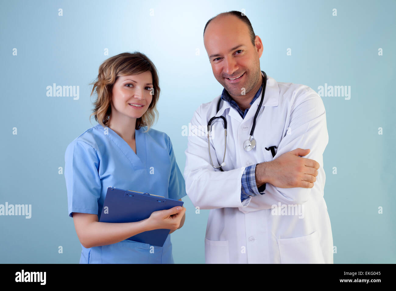 Smiling and Professional Stock Photo - Alamy