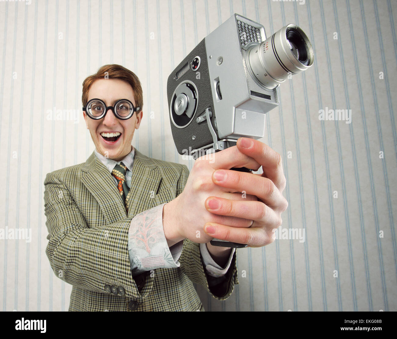 Nerdy boy hi-res stock photography and images - Alamy